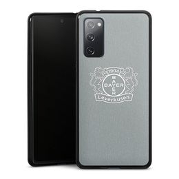 DeinDesign Galaxy S20 FE Handy Silikon H&uuml;lle Case schwarz Handyh&uuml;lle Bayer 04 Leverkusen Coat Of Arms Official Licensed Product