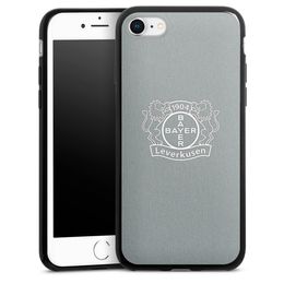 DeinDesign iPhone SE (2022) Handy Slim Case extra d&uuml;nn Silikon Handyh&uuml;lle schwarz H&uuml;lle Bayer 04 Leverkusen Coat Of Arms Official Licensed Product Silikon Slim 