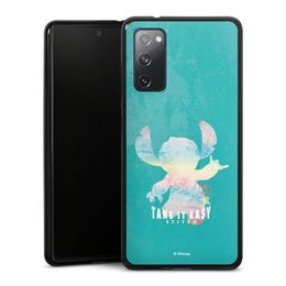 DeinDesign Galaxy S20 FE Handy Silikon H&uuml;lle Case schwarz Handyh&uuml;lle Official Licensed Product Lilo & Stitch Disney