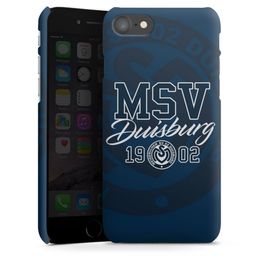 DeinDesign iPhone SE (2020) Handy Premium Case Smartphone Handyh&uuml;lle Schutzh&uuml;lle matt Msv Duisburg Merchandise Soccer Premium Case