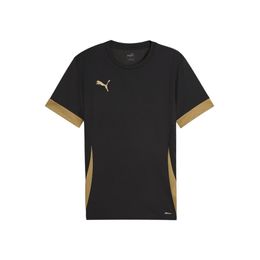 Puma Funktionsshirt 'TeamGoal Matchday' Herren Gr&ouml;&szlig;e M senf / schwarz