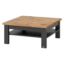 SetOne by Musterring Couchtisch , Graphit, Eiche Artisan , Holzwerkstoff , rechteckig , eckig , 90x40x90 cm , Wohnzimmer, Wohnzimmertische,