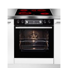 Gorenje Elektro-Herd-Set "Black Set 4 Pyrolyse", Energieeffizienz: A+ (A+++-D), schwarz, Herdsets