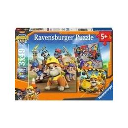 Ravensburger Kinderpuzzle Rubble & Crew Arbeitsfahrzeuge 3x 49 Teile