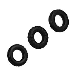 EIS Penisring-Set aus Silikon, 3 Teile, 2 - 5 cm