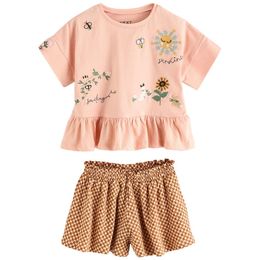 next Set girl Pink size 9-12 mths