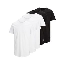 Jack & Jones JACK & JONES T-Shirt 'JJENoa' Herren Gr&ouml;&szlig;e XL schwarz / wei&szlig;