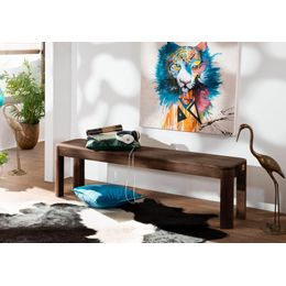 Bank Sheesham 140x35x45 smoked cherry TORONTO #130