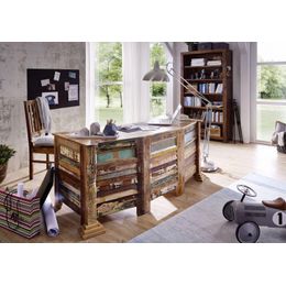 Schreibtisch Altholz 170x70x80 mehrfarbig lackiert NATURE OF SPIRIT #61