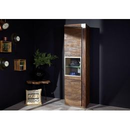 Vitrine Mango 55x45x204 braun lackiert Amsterdam #20