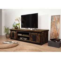 TV-Board Mango 180x55x50 braun lackiert RAILWAY #435