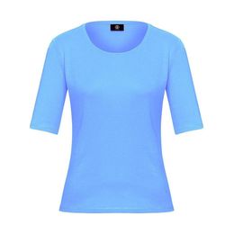 Bogner - Rundhals-Shirt Modell Velvet, blau, Gr. 36 / S - Baumwolle