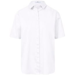 Peter Hahn - Bluse mit 1/2-Arm, weiss, Gr. 36 / S - Baumwolle