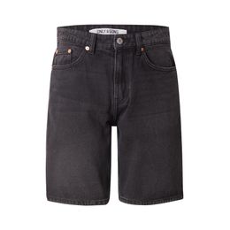 Only & Sons Only & Sons Shorts 'ONSEDGE' Herren Größe 31/32 black denim