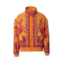 adidas Sportswear Sportjacke 'FARM PRM' Damen Größe XL violettblau / hellorange / fuchsia / magenta