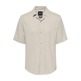 Only & Sons Only & Sons Button Up Shirt 'ONSDash' male Beige size M