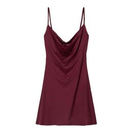 Bershka Kleid Damen Gr&ouml;&szlig;e 34 weinrot Winterkleid