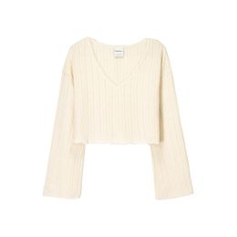 Bershka Pullover Damen Gr&ouml;&szlig;e S ecru