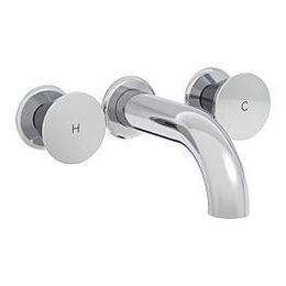Vitra Liquid Fertigmontageset A42690 UP-Zweigriff-Waschtischarmatur, kurz, chrom