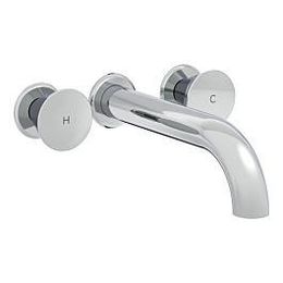 Vitra Liquid Fertigmontageset A42689 UP-Zweigriff-Waschtischarmatur, lang, chrom