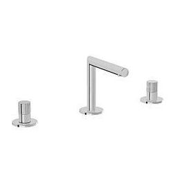 Vitra Origin Waschtisch-Zweigriffarmatur A42583 Ausladung 127mm, ohne Ablaufgarnitur, Dreilochmontage, chrom
