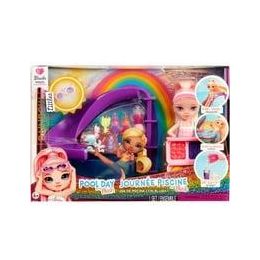 MGA Entertainment Rainbow High Little - Pool Day with Blush Spielset, Spielfigur