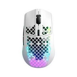 SteelSeries Aerox 3 Snow 2022, Gaming-Maus wei&szlig;