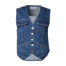 EDITED Weste 'Bailey' Damen Gr&ouml;&szlig;e XS blau / blue denim