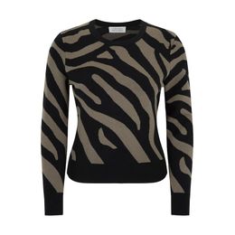 Guido Maria Kretschmer Women Pullover 'Liddy' Damen Gr&ouml;&szlig;e XS/S kitt / schwarz