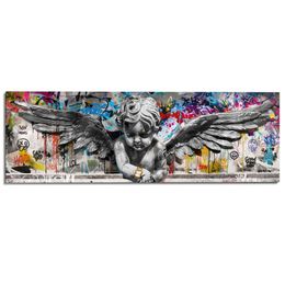 Deco-Panel Reinders "Funky Angel", bunt (farbe bild(er): bunt), B:156cm H:52cm T:2cm, Holz, Bilder