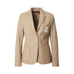 Lauren by Ralph Lauren Lauren Ralph Lauren Blazer 'ANFISA' Damen Größe 42 beige / weiß