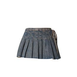 MONKI Rock Damen Größe 38 blau