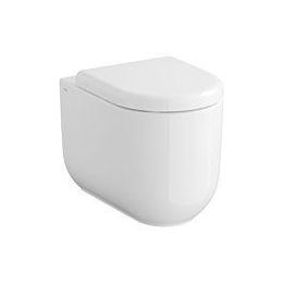 Vitra Liquid Stand-Tiefspül-WC 7320B403-0075 3/6 l, back to wall, ohne Spülrand, weiß hochglanz VC
