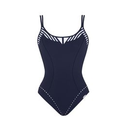 Sunflair Badeanzug Damen Gr&ouml;&szlig;e XXL navy / wei&szlig;