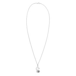 NENALINA Halskette Pfote Damen Größe 45 silber