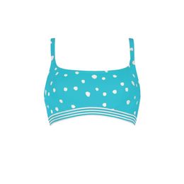 Vivid Bikini-Top Damen Gr&ouml;&szlig;e 75 t&uuml;rkis / offwhite