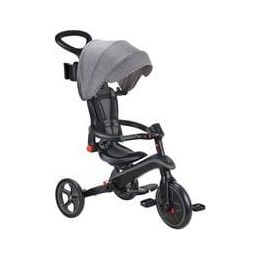 Globber Explorer Trike Foldable 4 in 1, Kinderfahrzeug grau