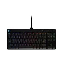 Logitech G PRO, Gaming-Tastatur schwarz, DE-Layout, GX Blue