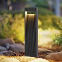 LUCANDE LED-Wegeleuchte Tavion, 60 cm, anthrazit, IP65