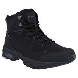 Winterboots Hi-Tec "Jackdaw WP Insulated", Damen, Gr. 44, schwarz (schwarz, dk grau), Synthetik, Textil, mehrfarbig, Sportlich, Schuhe, Snowboots, Winterstiefel, Winterschuhe, mit 200g Thinsulate Isolierung