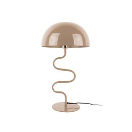 Present Time Tischleuchte Twist , Beige , Metall , Pilz,Pilz , 31x54x31 cm , Lampen & Leuchten, Innenbeleuchtung, Tischlampen