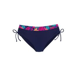 Lascana Bikinihose Damen Gr&ouml;&szlig;e XS/S navy / azur / gelb / pink