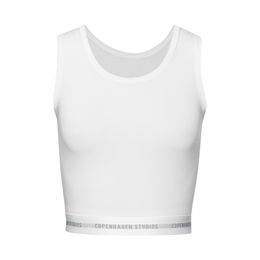 Copenhagen Studios Top Damen Gr&ouml;&szlig;e XL grau / hellgrau / wei&szlig;