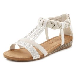 Lascana Sandale Damen Gr&ouml;&szlig;e 38 transparent / offwhite