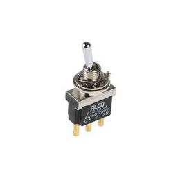 TE Connectivity Toggle Switch, Panel Mount, On-On, SPDT, Solder Terminal, 125V ac - FTD0904