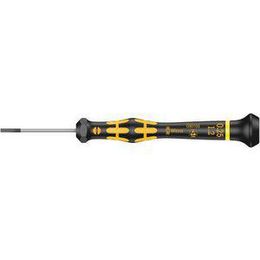 Wera Slotted Precision Screwdriver, 1.2 x 0.25 mm Tip, 40 mm Blade, 137 mm Overall - 05030100001