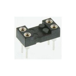 Preci-Dip 2.54mm Pitch Vertical 4 Way, Through Hole Turned Pin Open Frame IC Dip Socket, 1A - 110-87-304-41-001101
