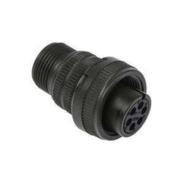 Amphenol Industrial MS3106A 6 Way Cable Mount MIL Spec Circular Connector, Socket Contacts,Shell Size 14S, Screw - MS3106A-14S-6S
