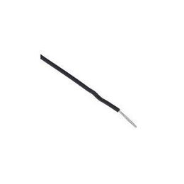 Alpha Wire EcoWire Series Black 0.2 mm&sup2; Hook Up Wire, 24 AWG, 7/0.20 mm, 305m, MPPE Insulation - 6712 BK001