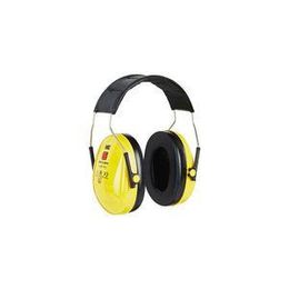 3M PELTOR Optime I Ear Defender with Headband, 27dB, Black, Yellow - H510A-401